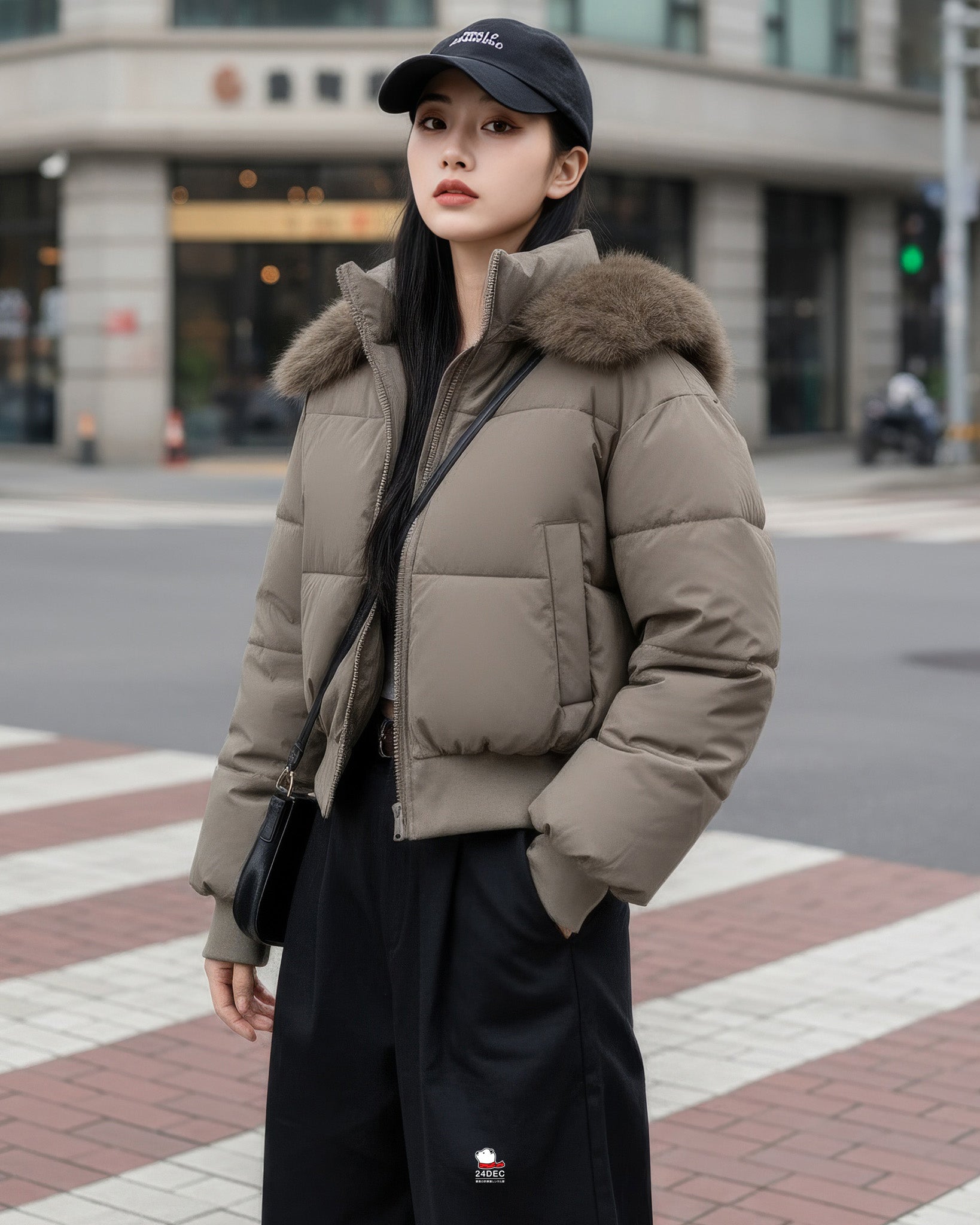 เช่าเสื้อกันหนาว หญิง รุ่น MAYUMI สี น้ำตาล – 24DEC